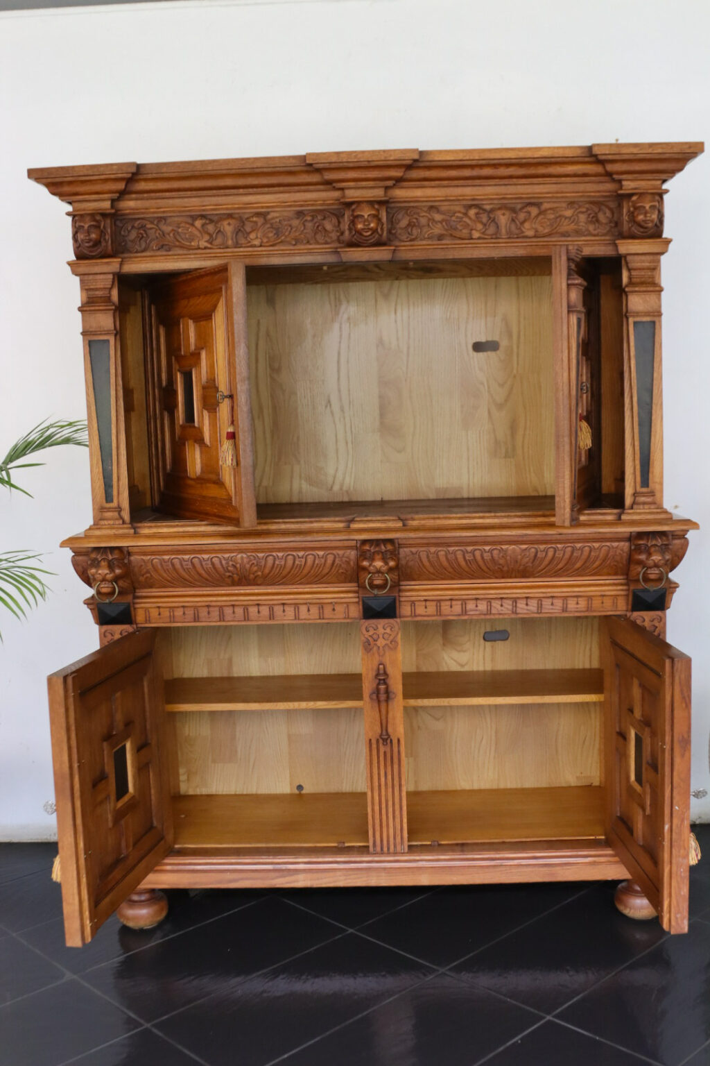 Antique, Storage Cabinet, Renaissance Style, French – Milele Antiques